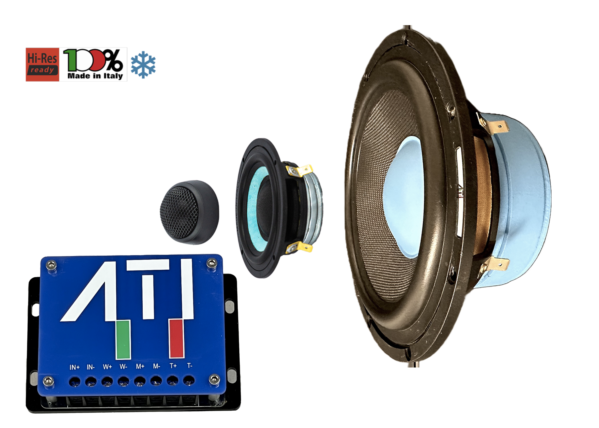 ATI Italy – Cepheus 6.W3X Three Way speaker system with crossover – DM Sound – Audiophile Speaker