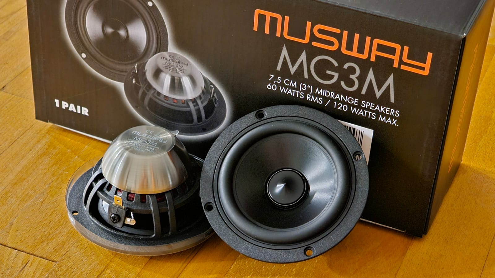 MUSWAY MG3M 7,5 Cm (3”) Midrange Speakers – DM Sound – Audiophile Speakers