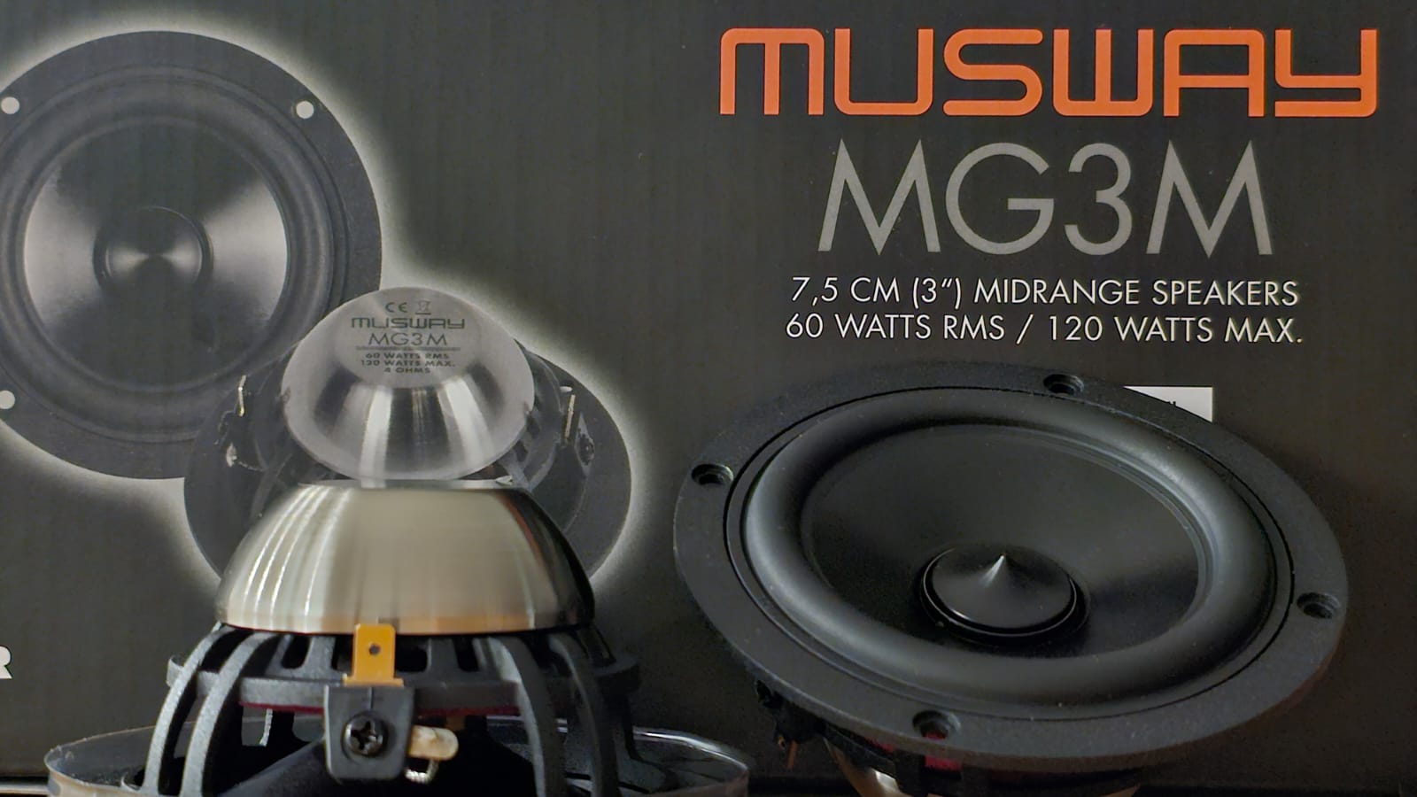 MUSWAY MG3M 7,5 Cm (3”) Midrange Speakers – DM Sound – Audiophile Speakers