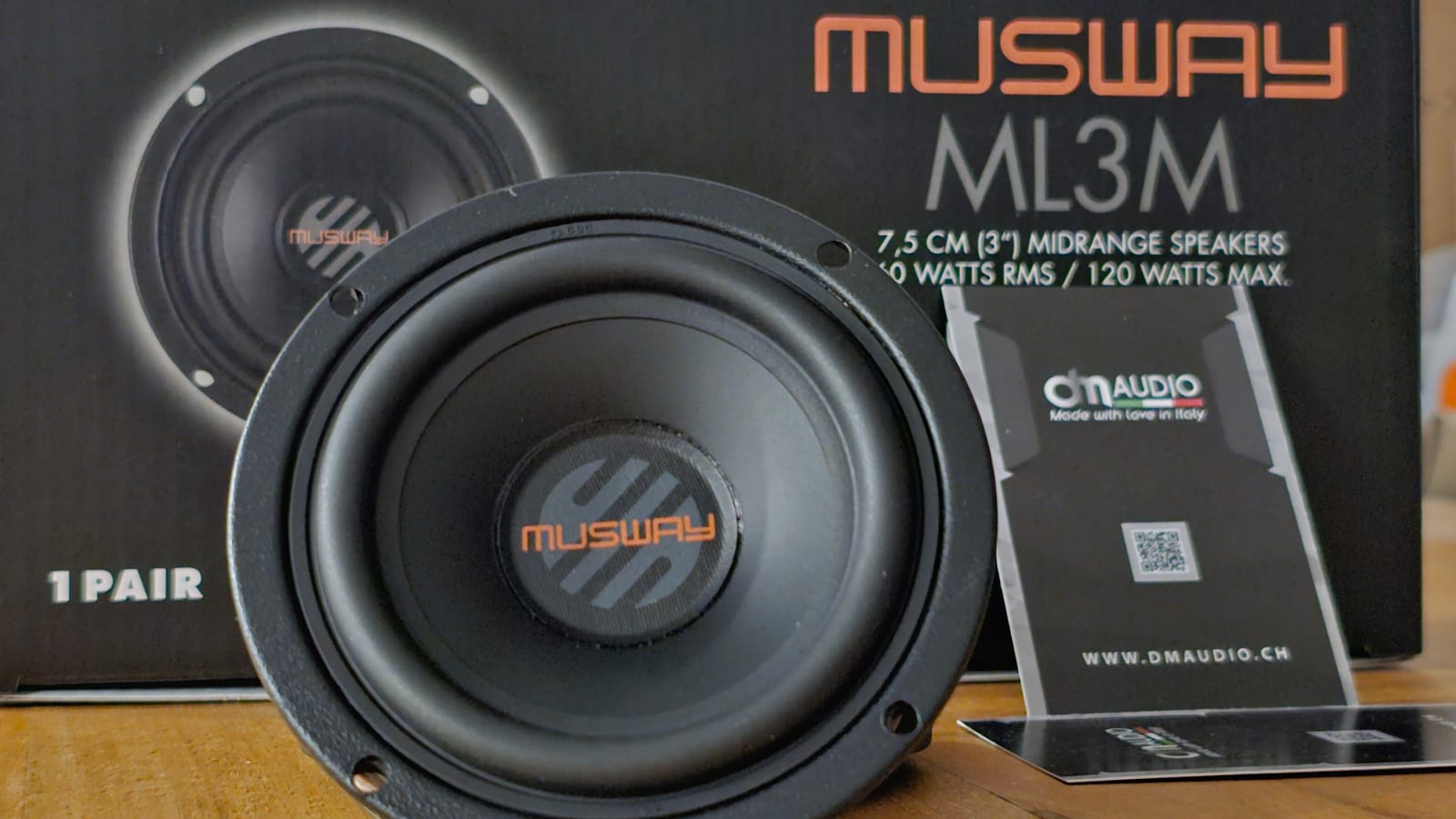 MUSWAY ML3M 7,5 Cm (3”) Midrange Speakers – DM Sound – Audiophile Speakers