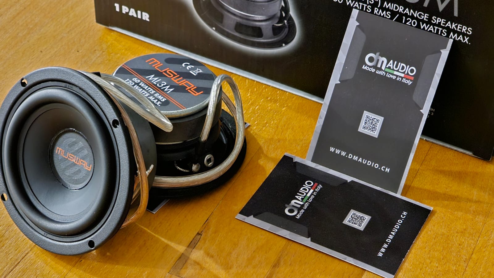 MUSWAY ML3M 7,5 Cm (3”) Midrange Speakers – DM Sound – Audiophile Speakers